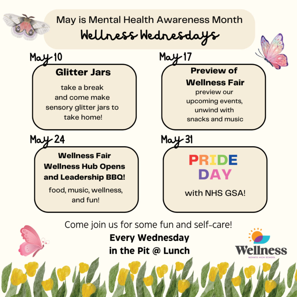 NHS May Events Support Campus Wellness • Marin School Of The Arts