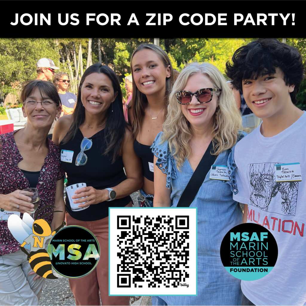 Join Us For A Back-to-School Zip Code Party! • Marin School Of The Arts